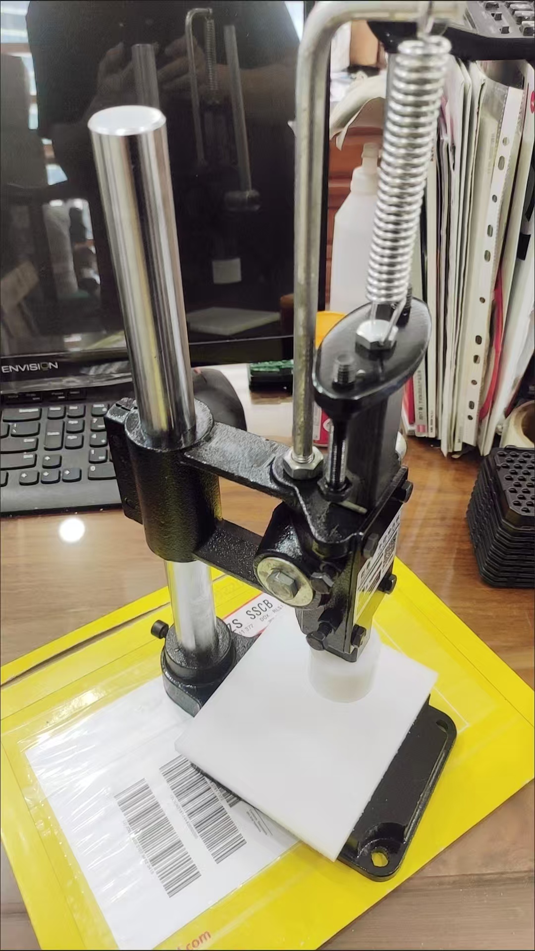 Manual Press Puncher 0-18cm Adjustable Height Die-cutting machine ...