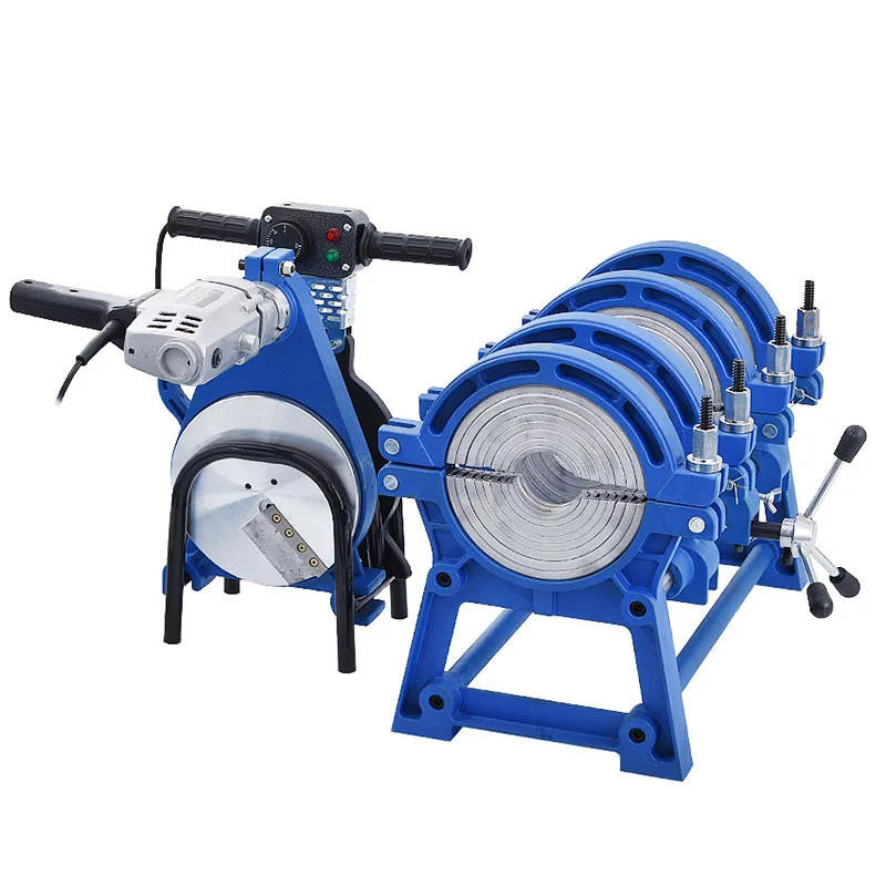 PE pipe hot melt machine,Hand cranked four ring butt welding machine ...