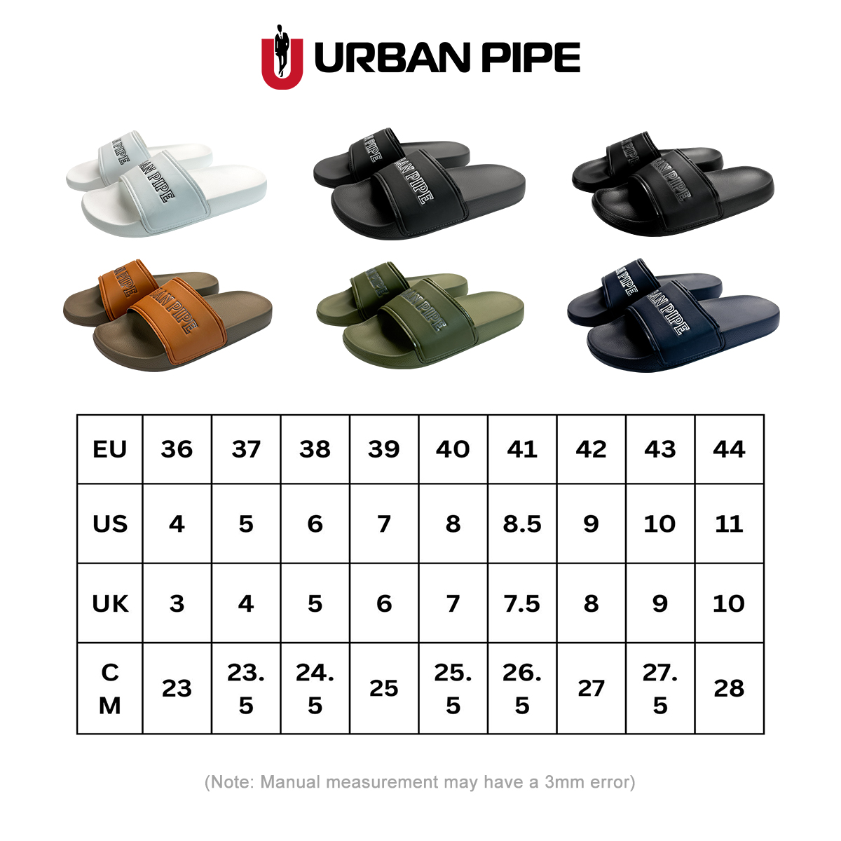 URBAN PIPE EVA Slipper On Slides W/ LOGO High Quality Korean Unisex ...