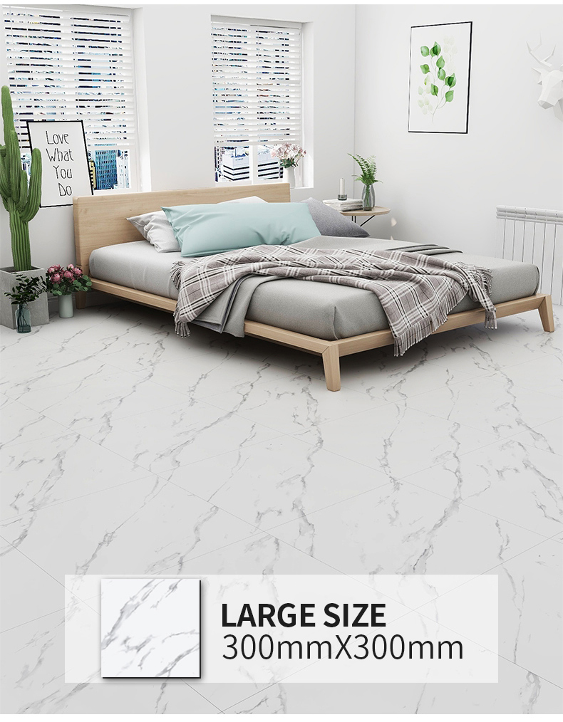 50PCS PVC Vinyl Flooring Planks Floor Sticker Self Adhesive tiles Carpet Mat for home marble ...