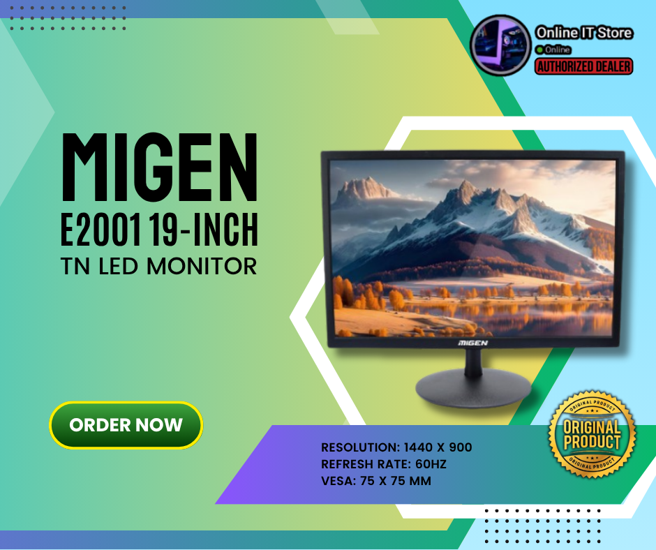 MIGEN E2001 19" LED TN Monitor | Shopee Philippines
