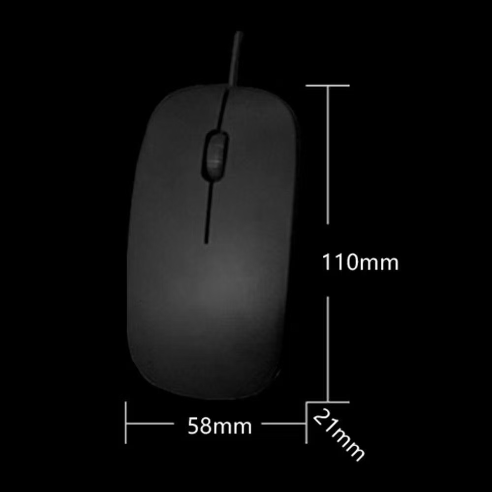 Slim USB Optical Wired Mouse For Laptop Computer | Shopee Philippines