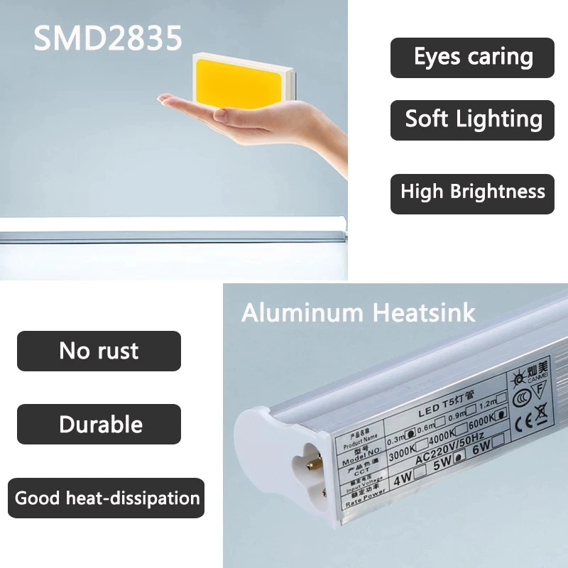 T5 Led Tube Light For Home, Office, Warehouse & Retail Lighting and ...