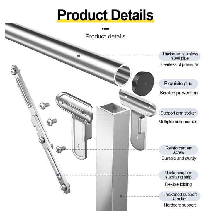 Foldable Sampayan Stainless Steel Clothes Rack Indoor Outdoor Laundry ...