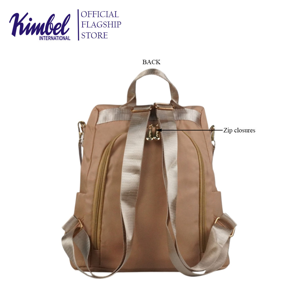 KIMBEL BCAB58857 Anti-Theft Backpack Medium Size With Sling Strap ...