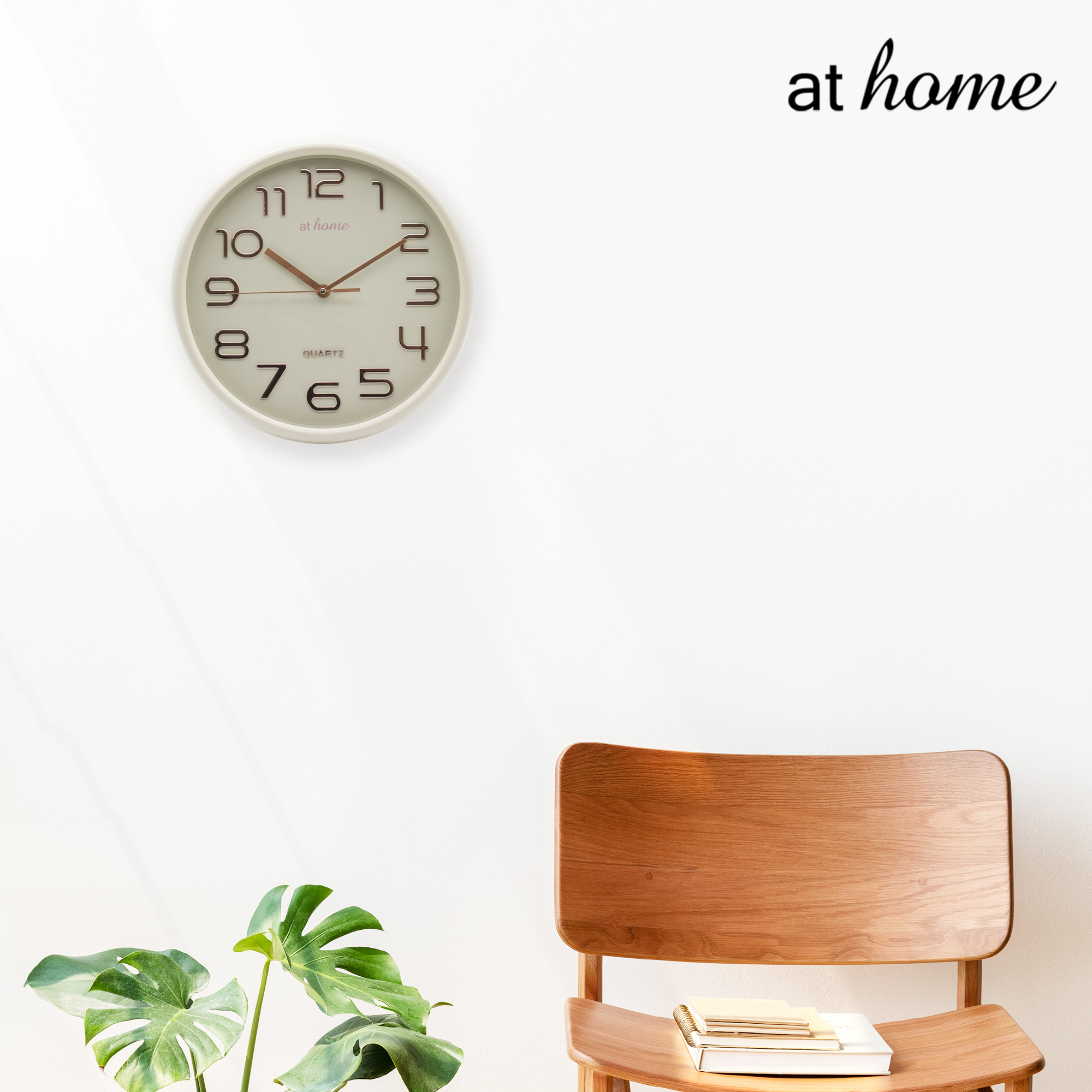 AT HOME Clock Joy Jessie Journey Analog Wall Clocks Embossed Numbers ...