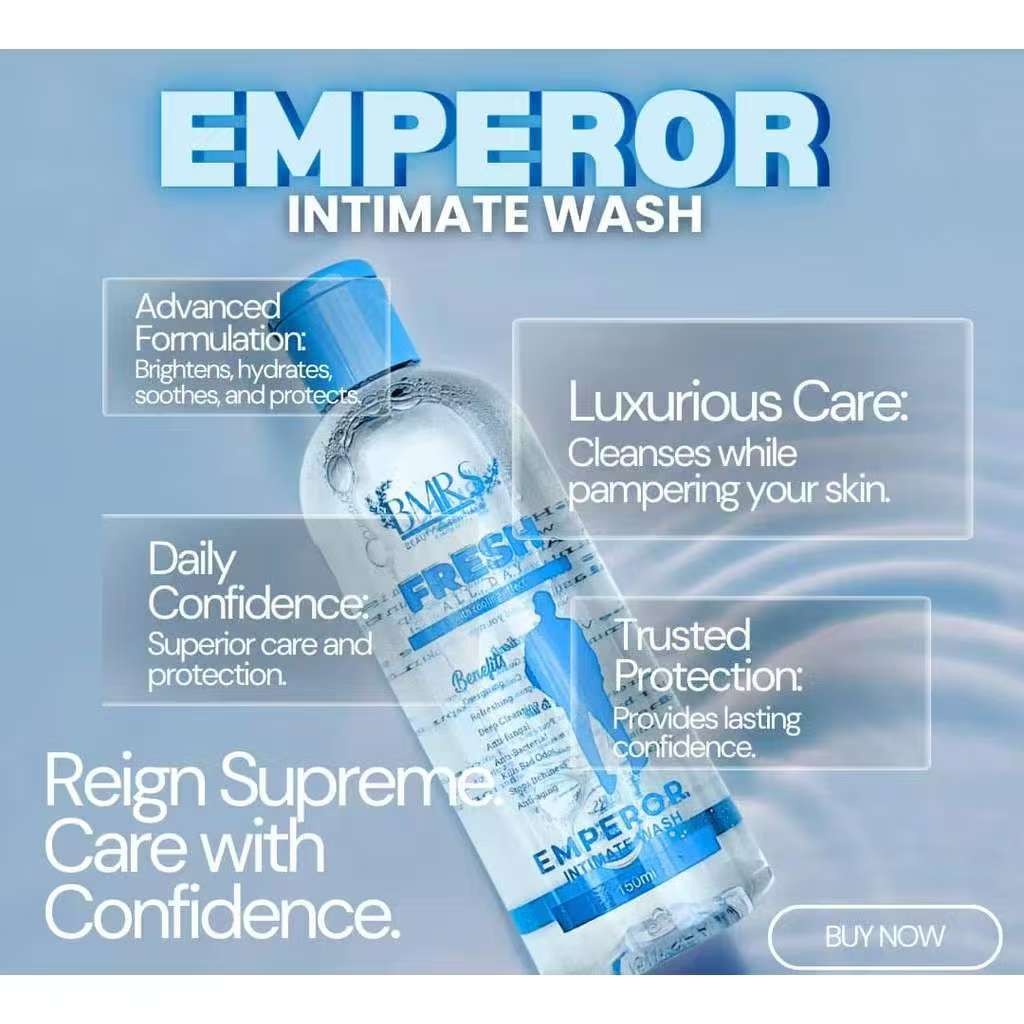 ORIGINAL BMRS Fresh All Day EMPEROR INTIMATE WASH with Cooling Effect ...