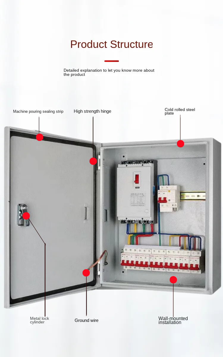 Metal Enclosure Box Electrical Circuit Box Panel Box Circuit Breaker ...