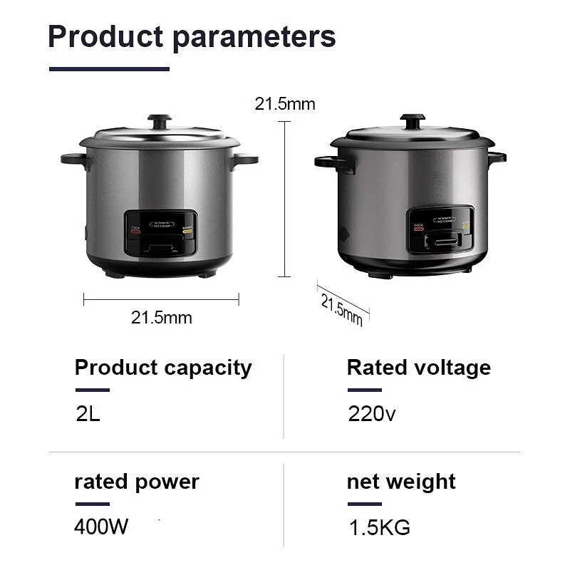 Home high-end Rice Cooker Standard 2L 4L With steamer multifunctional ...