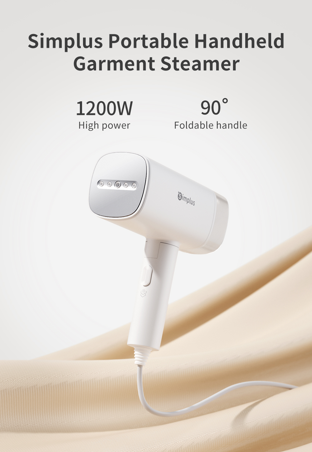 Simplus Handheld Garment Steamer Handheld Foldable Steam | Shopee ...