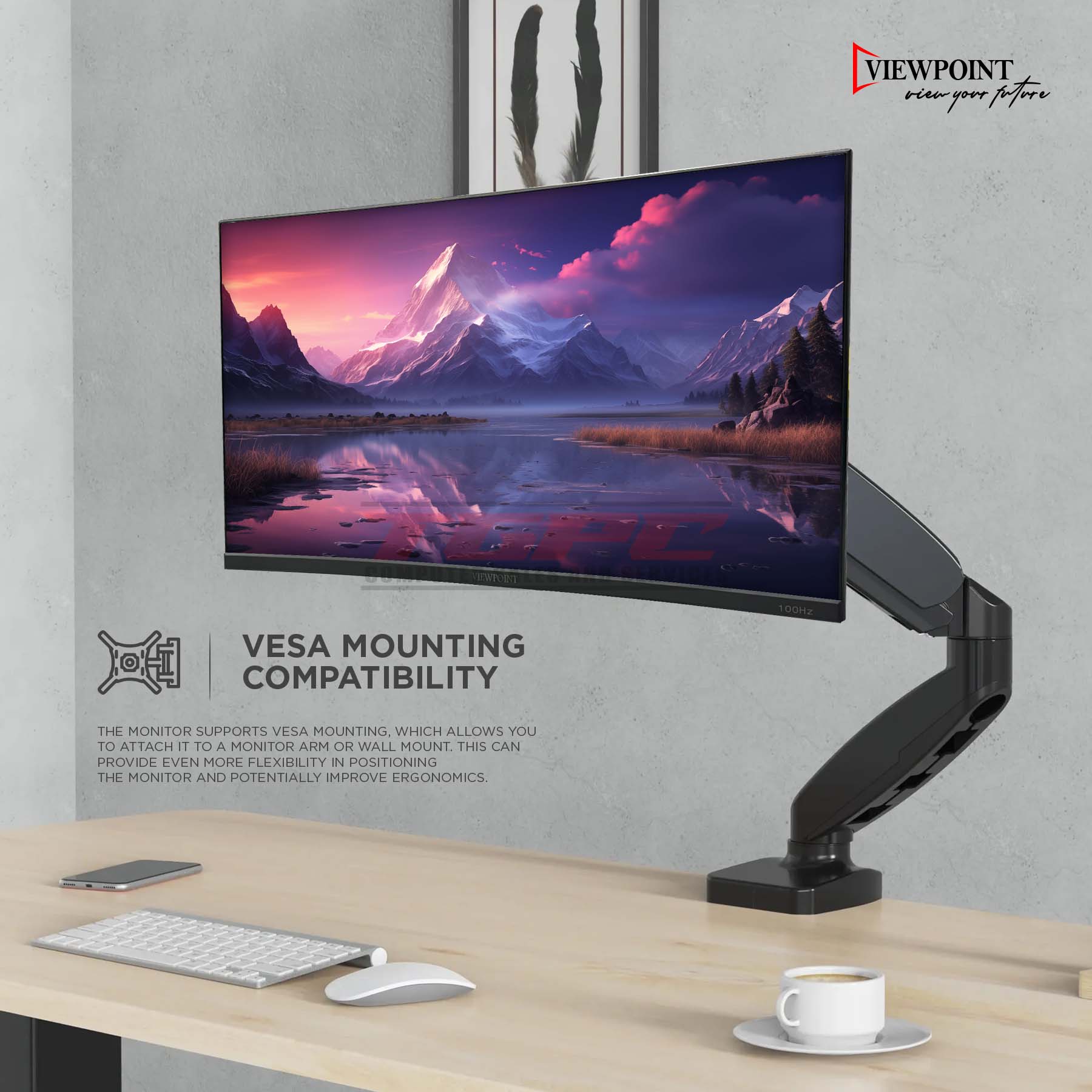 TGPC / Gaming Monitor / ViewPoint FHD 27S3 / 100 HZ / 27 Inches Refresh ...