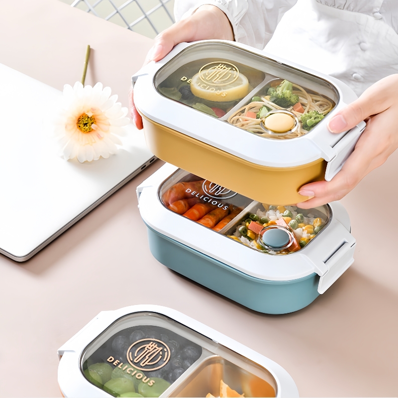 LunchBox Insulation Stainless Steel Bento Box Sealed Leak-Proof ...