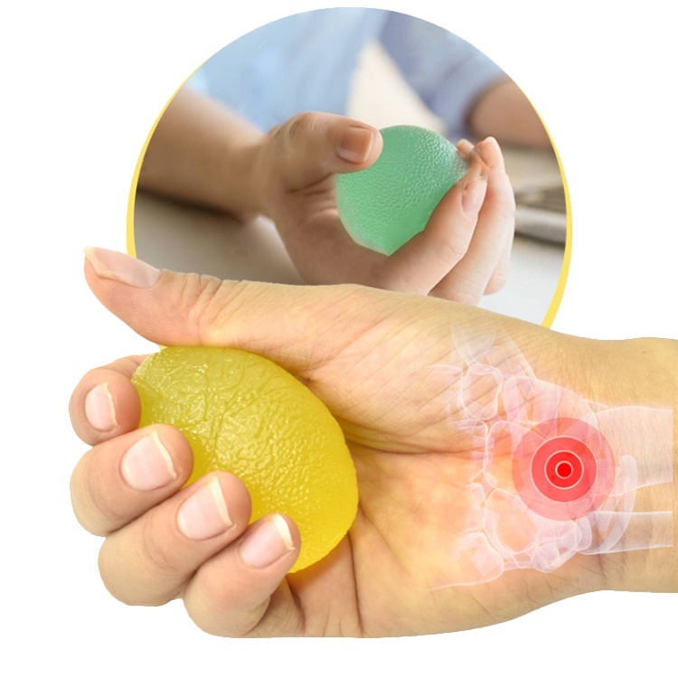 Round Stress Ball Finger Grip Strengthening Hand Exercise Ball with ...