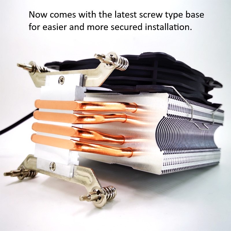 SNOWMAN 6 Heat Pipes CPU Cooler ARGB 120mm PWM 4 Pin PC Radiator Quiet ...
