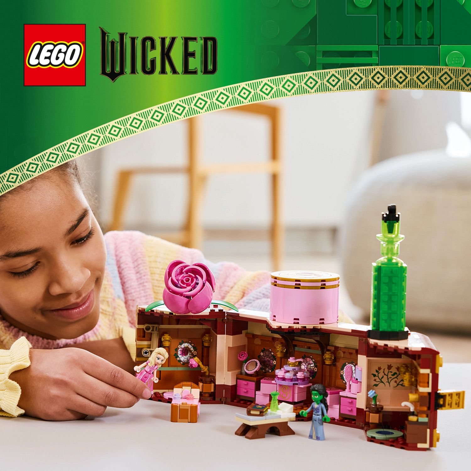 LEGO Wicked 75683 Glinda & Elphaba's Dormitory (740 Pieces) | Shopee ...
