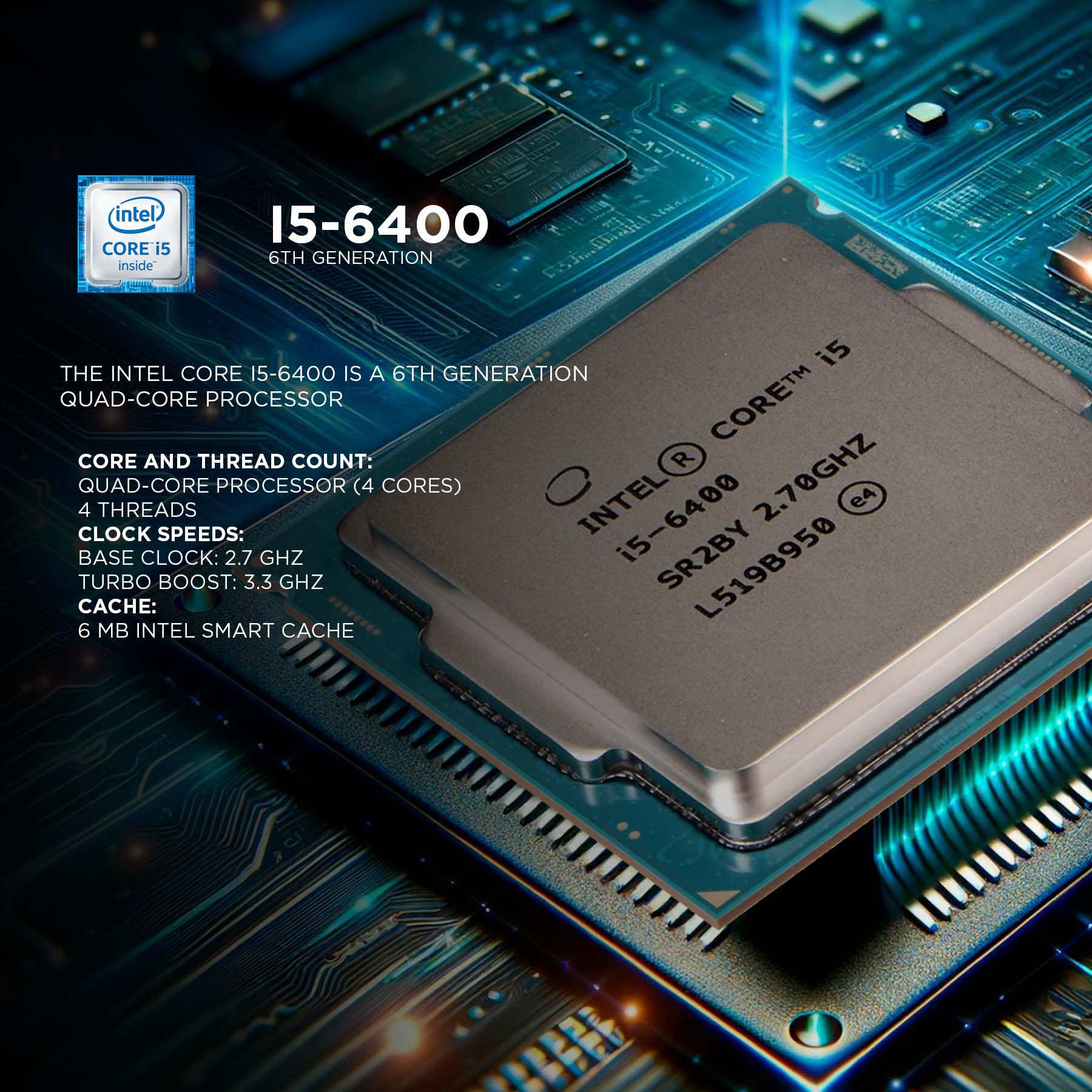 TGPC / Processor / Intel® Core™ i5-6400 Processor 6th generation ...