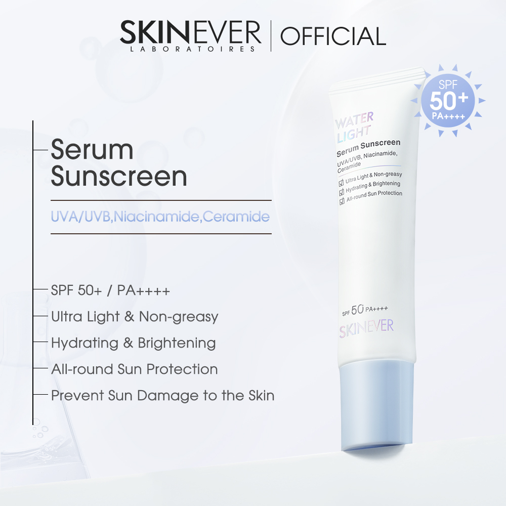 SKINEVER Sunscreen SPF50+ PA++++ UV Whitening Sunscreen Water Light ...