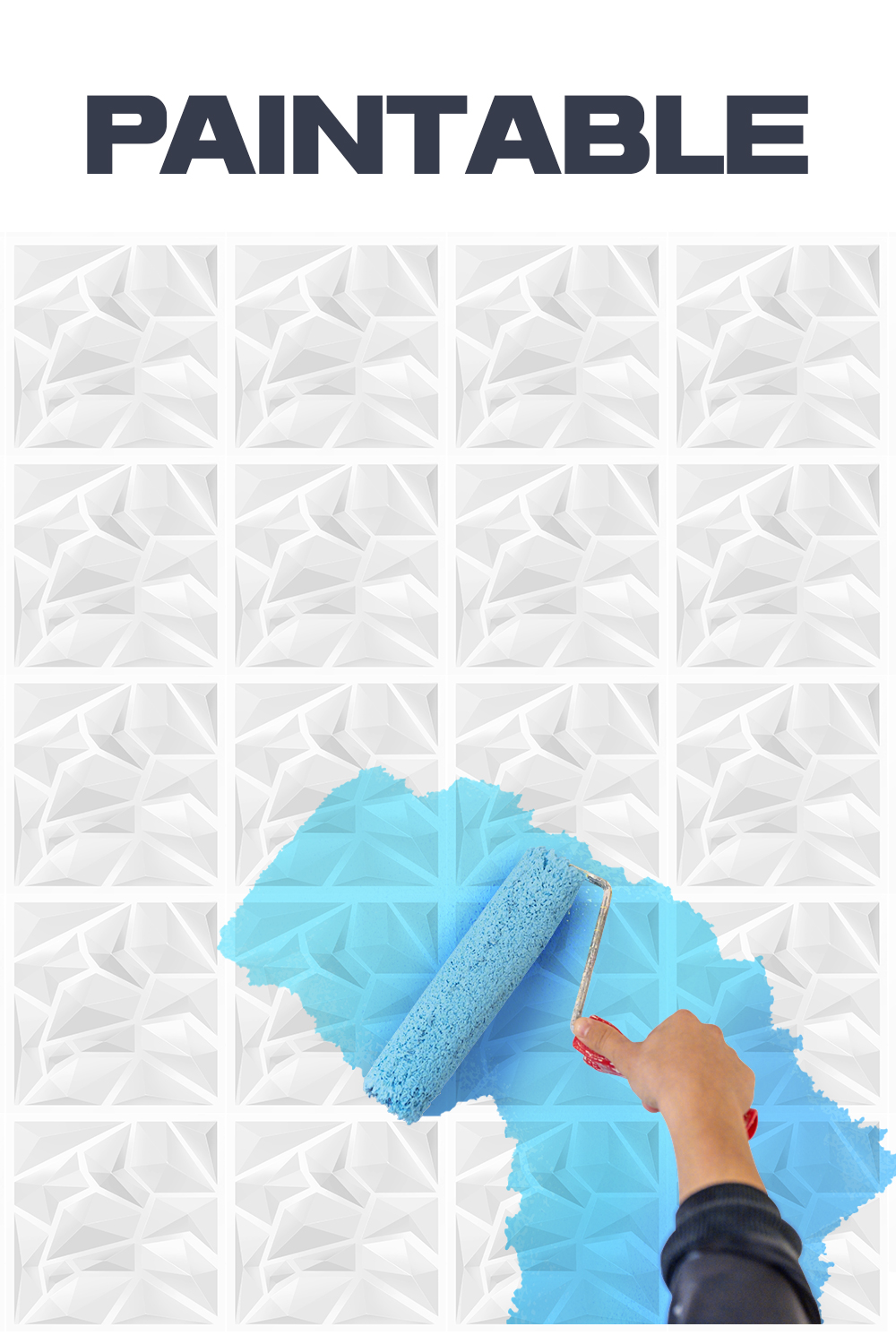 3D Wall Panel Sticker PVC Panel Diamond Design Wallpaper Design Home ...