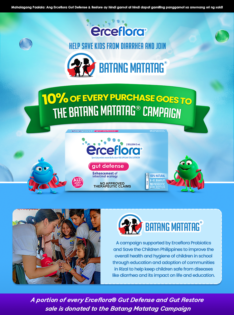 Erceflora Gut Defense Probiotic Daily Preventive Support Supplement For ...