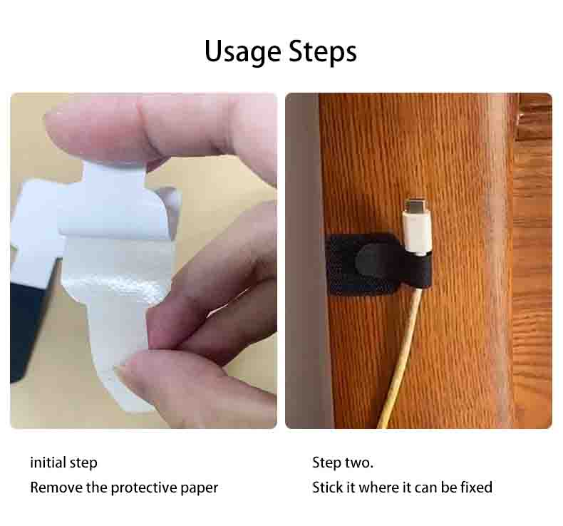 Cable Ties Reusable Fastening Wire Organizer Cord Rope Holder Self ...