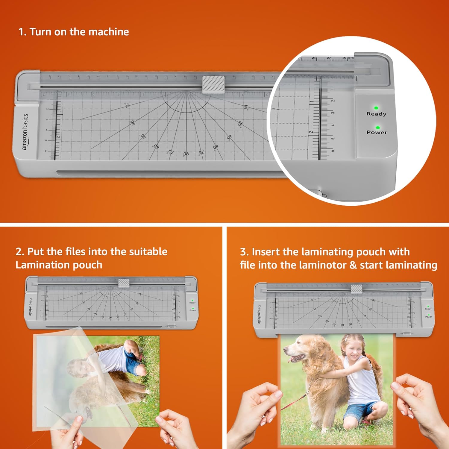 3in1 Laminating Machine A4 OC122 Laminator HOT Lamination with Paper ...