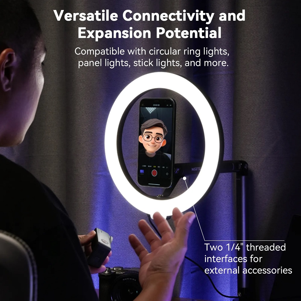 TELESIN Magsafe Lazy Arm Smartphone Table Aluminum Clamp for Android ...