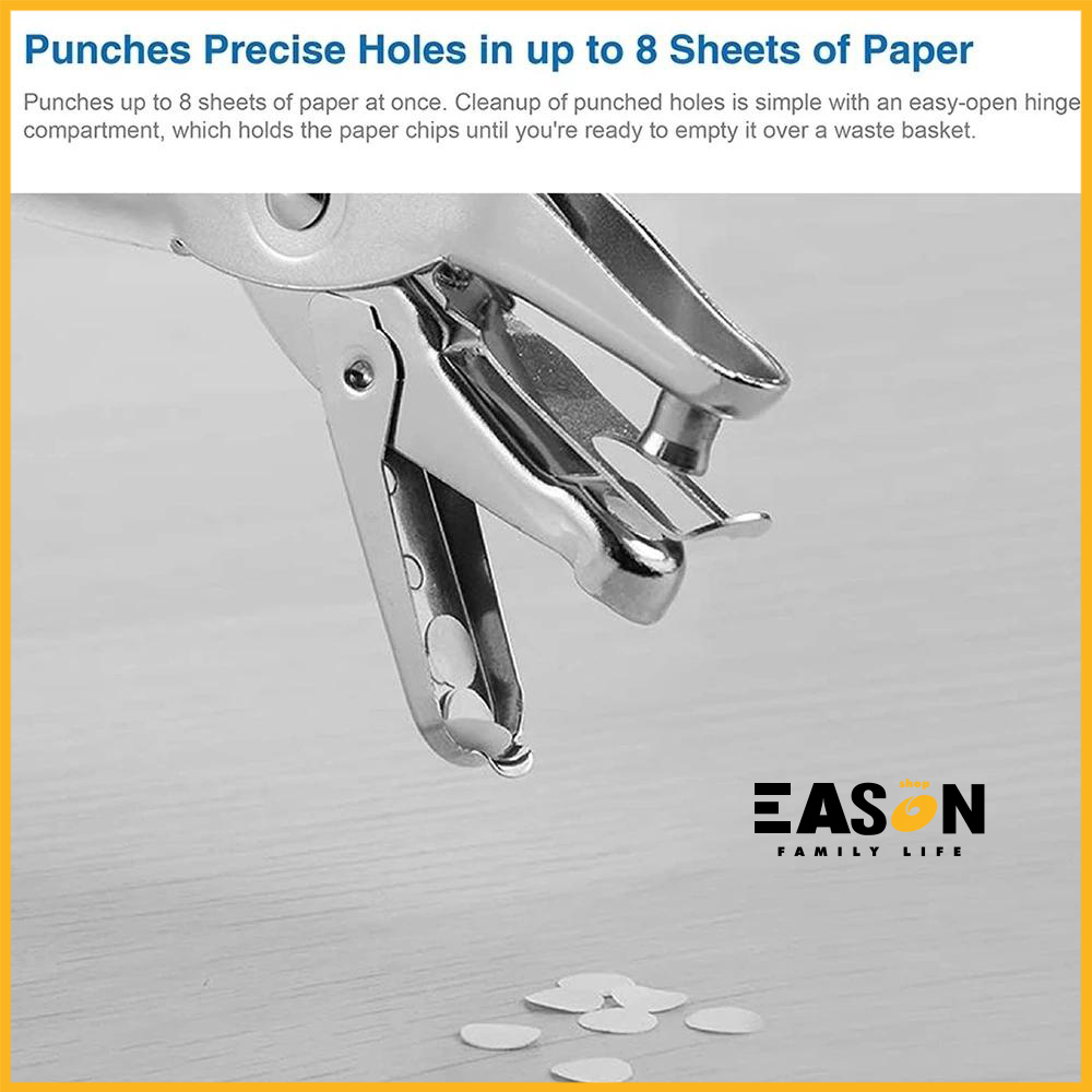 EasonShop COD Good Metal Single Hand Held Hole Punch Scrapbooking ...