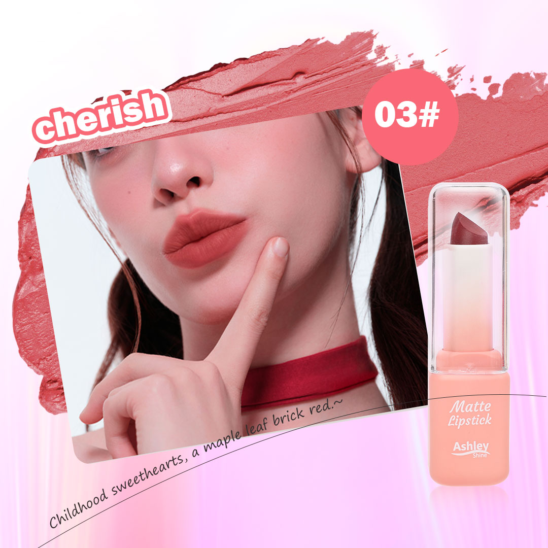 Ashley Shine Matte Lipstick High Pigmented 24H Long Lasting Lip ...