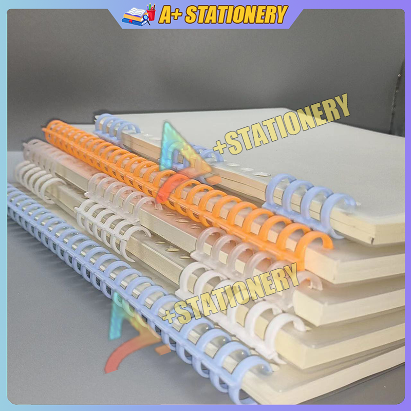 30 Hole Loose-Leaf Plastic Binding Ring DIY Notebook Binding Spiral ...