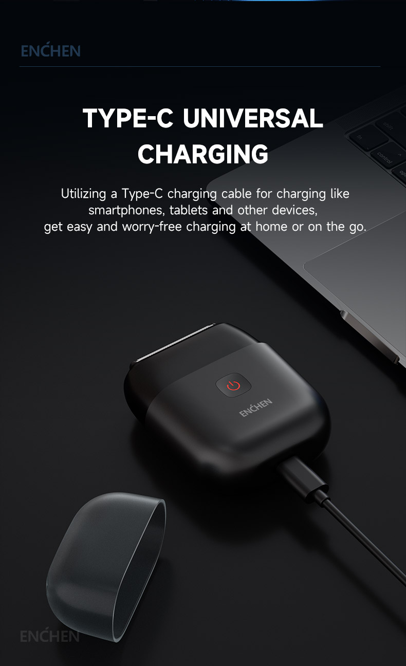 ENCHEN Mini Foil Shaver MS002 Compact Electric Razor With 3 Flexible ...