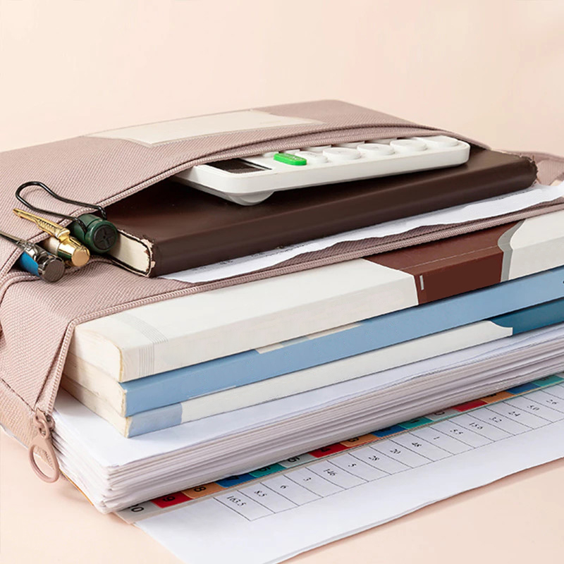 B4 Portable Document Bag File Folder File Organizer Document Receipt ...