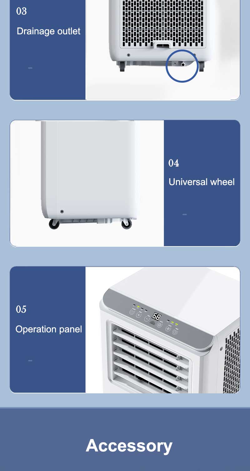 KANAZAWA 1.0HP Air Conditioner Household With LED Touch Screen Aircon ...