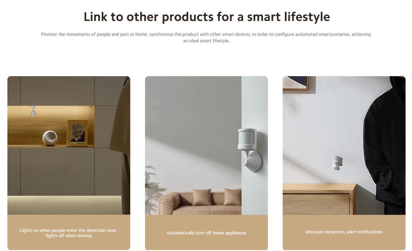 MI MOTION SENSOR 2S | High sensitivity | Illuminance detection | Shopee ...