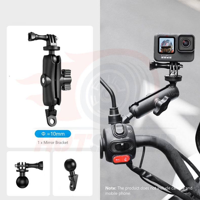 HOTSPEED Action Camera Holder Go pro Bracket for Motorcycle 360 ...