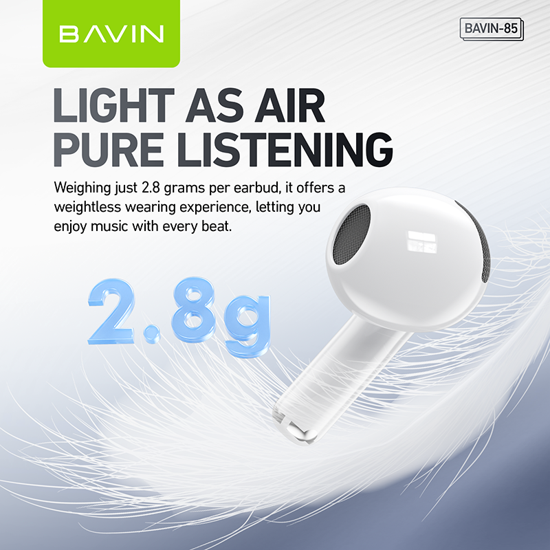 【Christmas Gift】BAVIN BA85 Mini TWS Hi-Fi Bluetooth Wireless Earphones ...