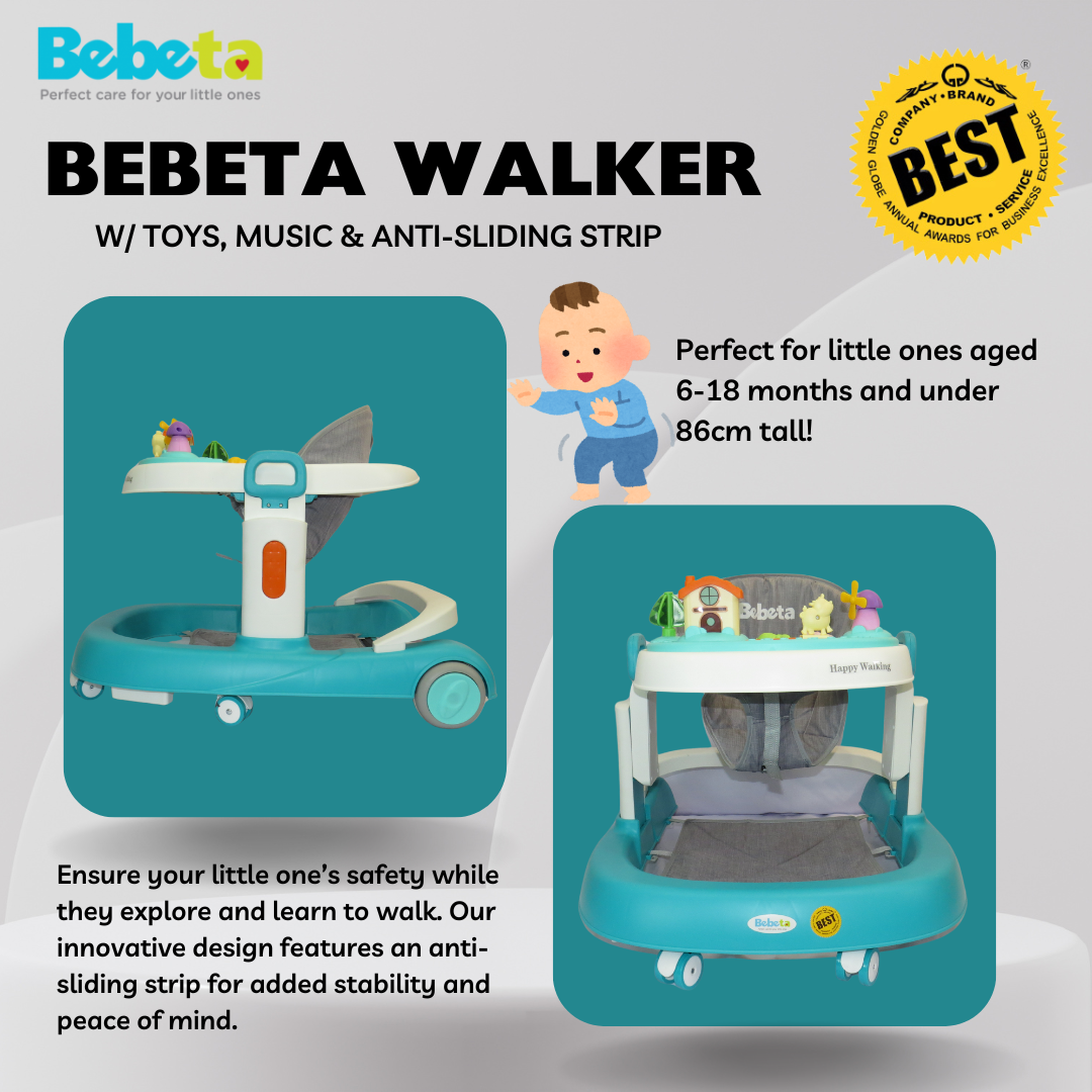 Bebeta Walker with Toys & Music with Anti-Sliding | Shopee Philippines