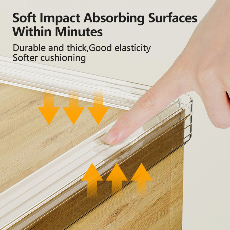 Einmilk 2M PVC Desk Table Edge Corner Protector Foam for Baby Safety ...