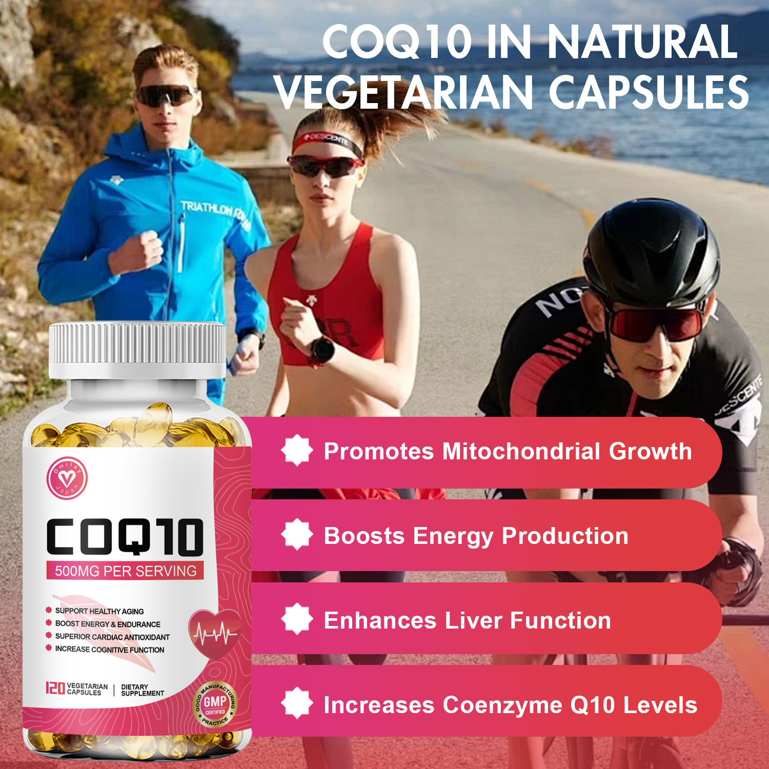 Softher Coenzyme Q10 Capsule for Vascular and Heart Health CoQ10 ...