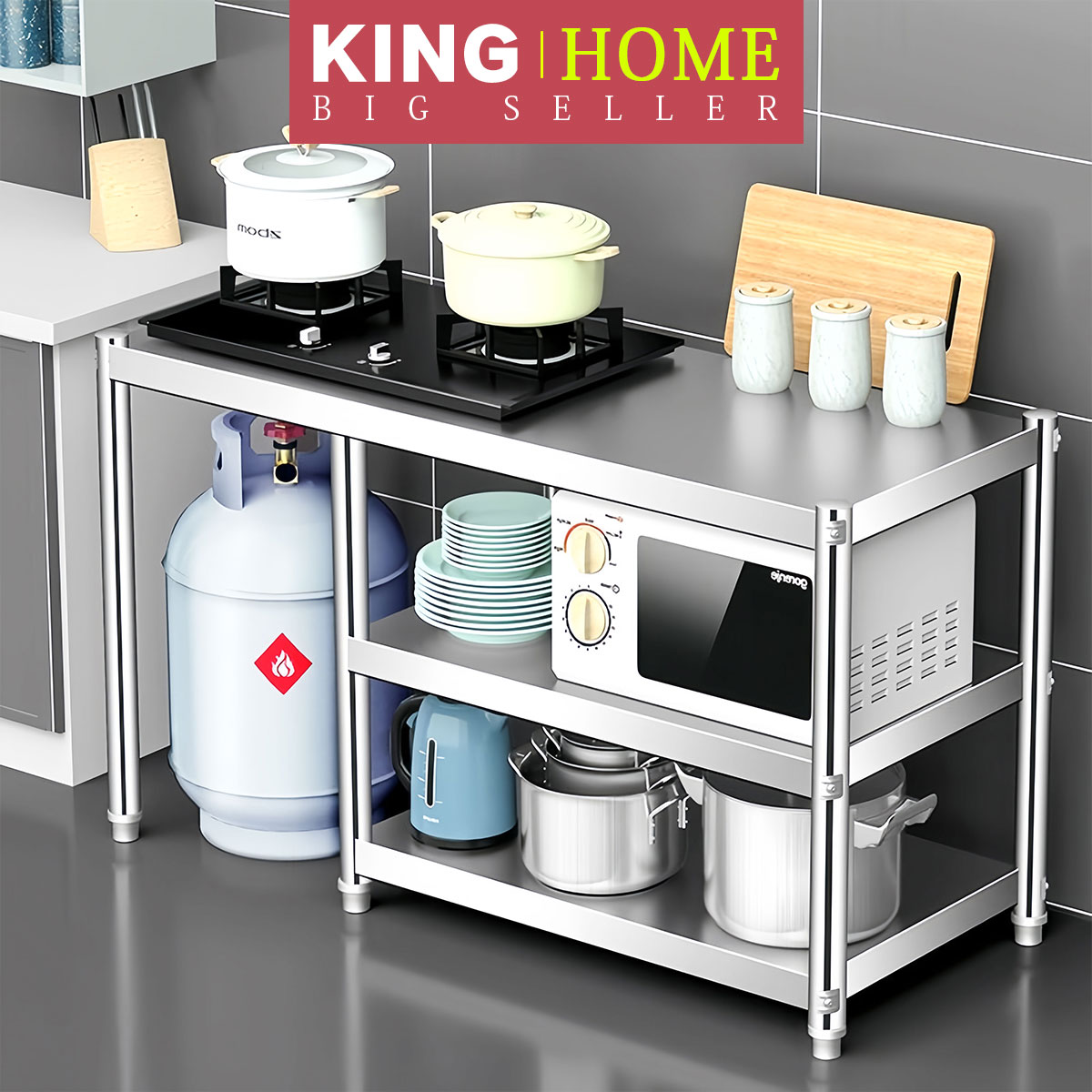 Kitchen gas stove, gas rack, stove top, heavy-duty kitchen rack ...