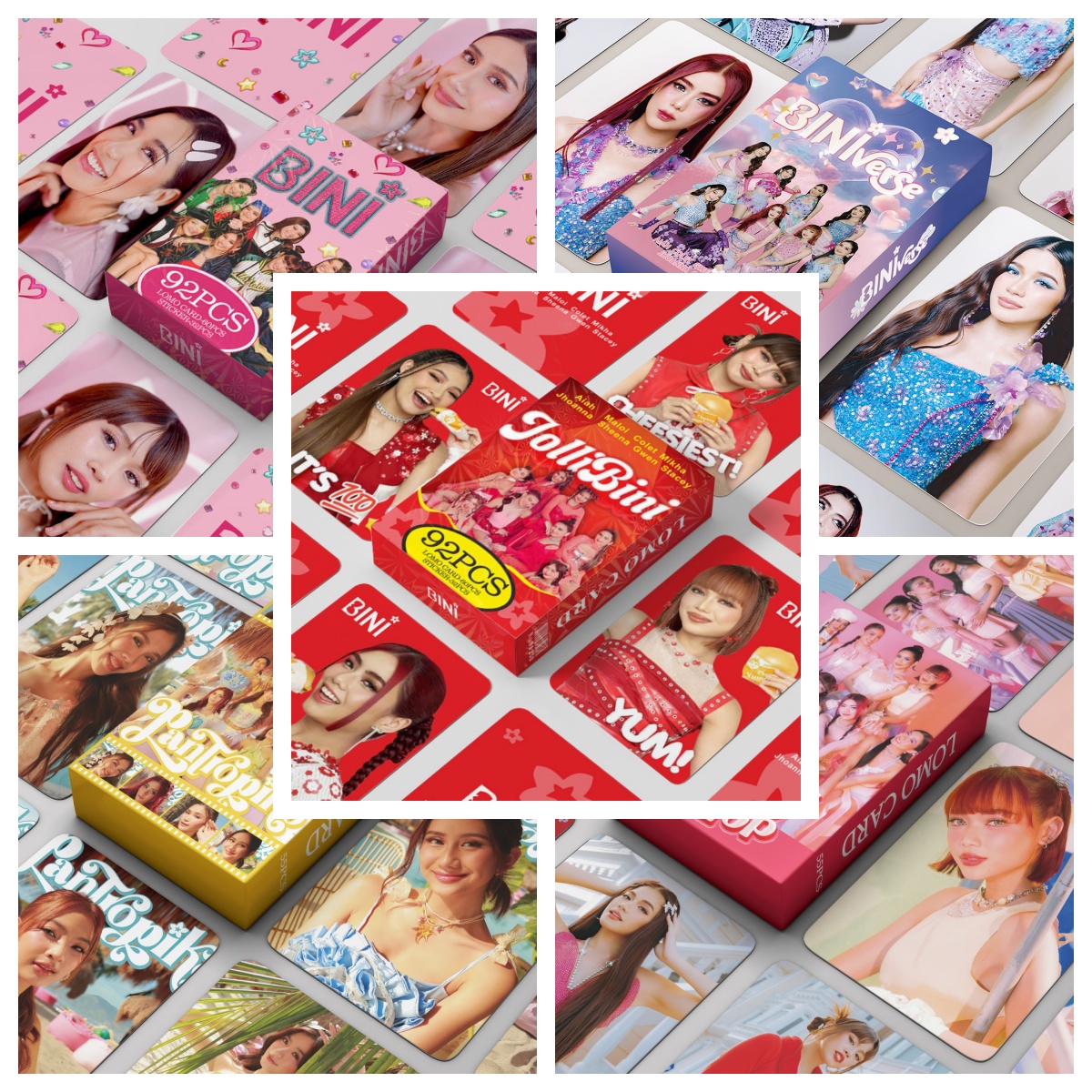 55pcs/box SEVENTEEN Photocards Album LOMO Card Postcard Bini Photocards ...