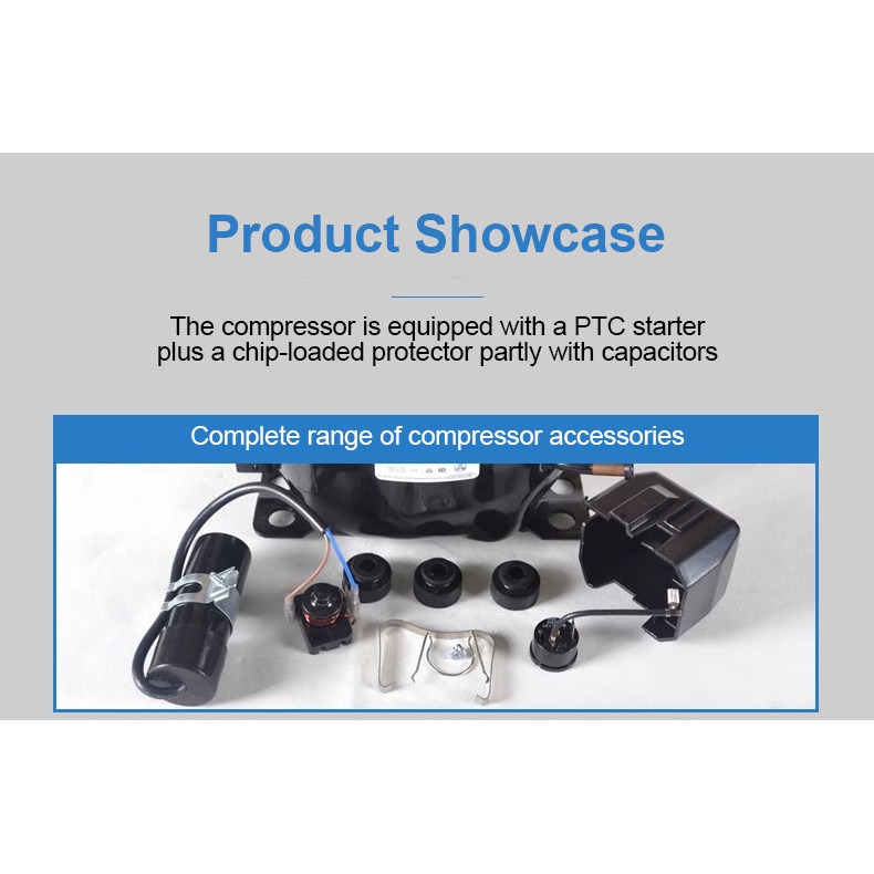 Refrigerator Compressor 1/3 Horsepower QD52H/QD91H R134a 220v ...