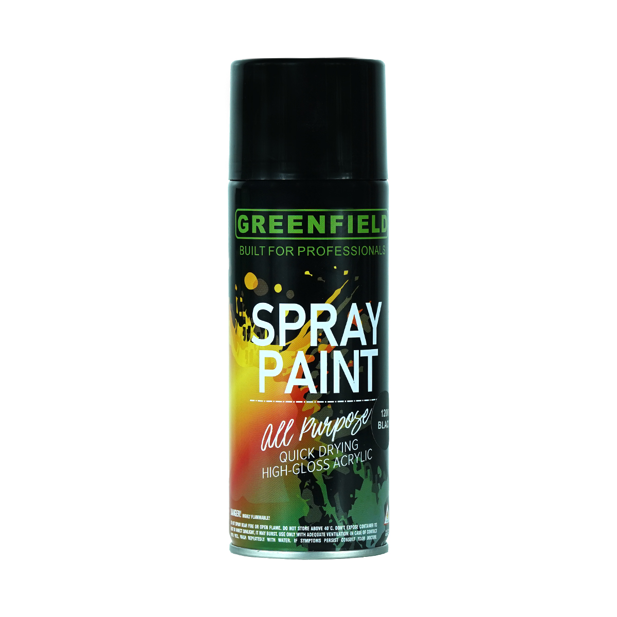 Greenfield Hi-Heat Spray Paint Black | Shopee Philippines