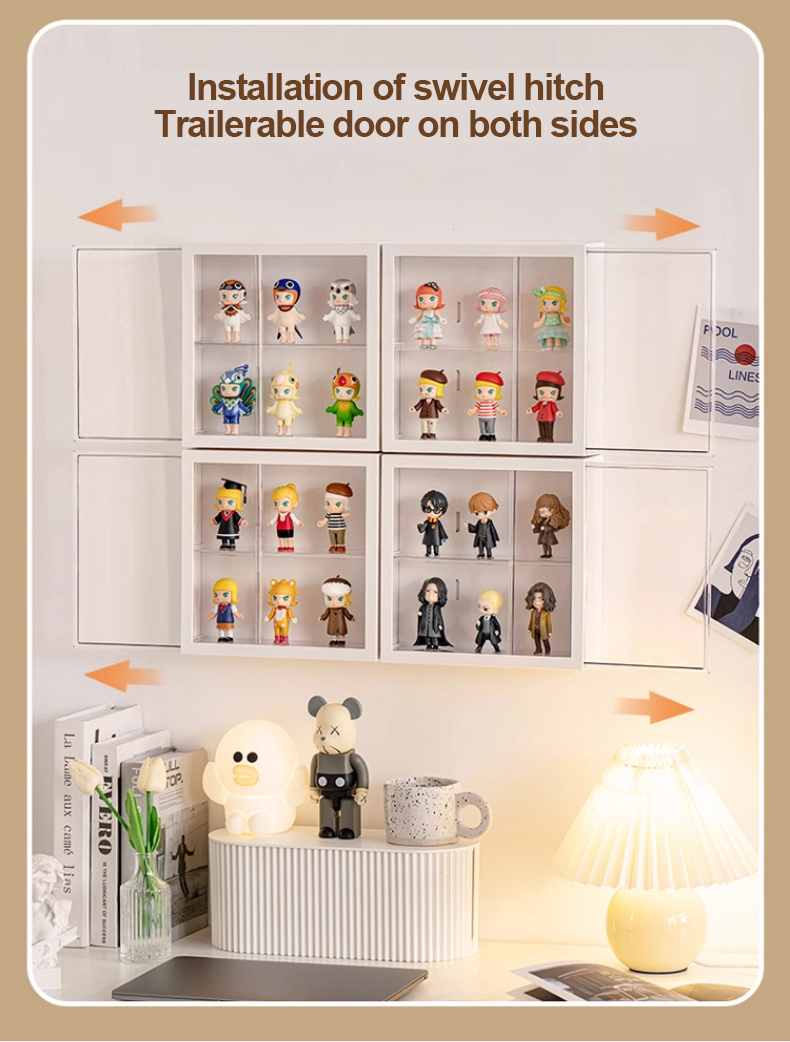MC&HOME Dust-proof Display Box for Blind Box Wall-mounted Multi-layer ...