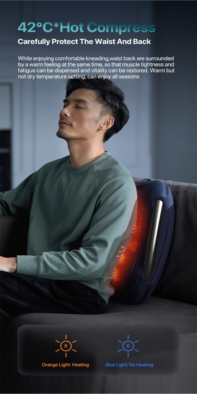 Philips Waist Massager Portable Multi-Functional Lumbar Back Massager ...