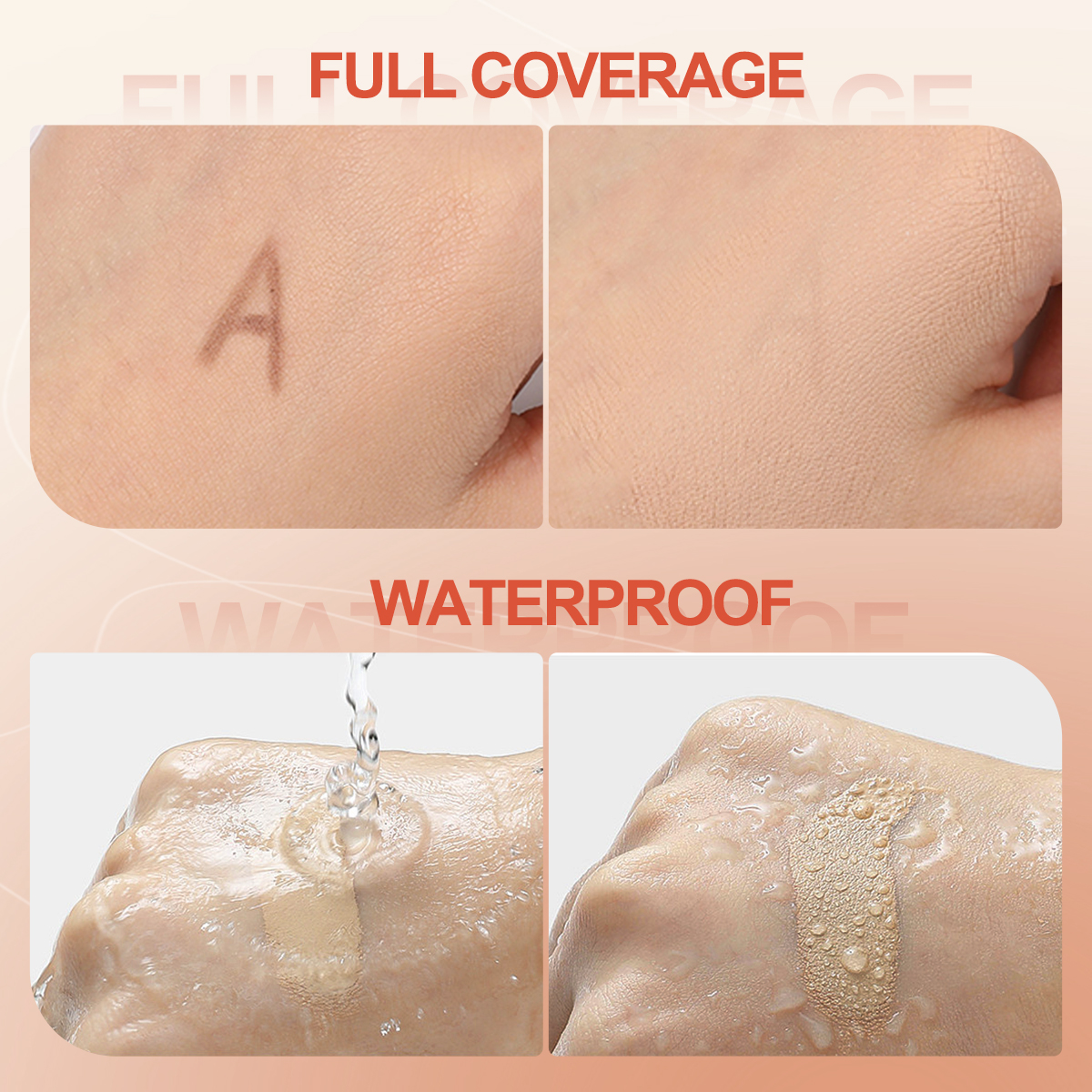 SACE LADY Full Coverage Corrector Concealer 4 Color Palette, Long ...