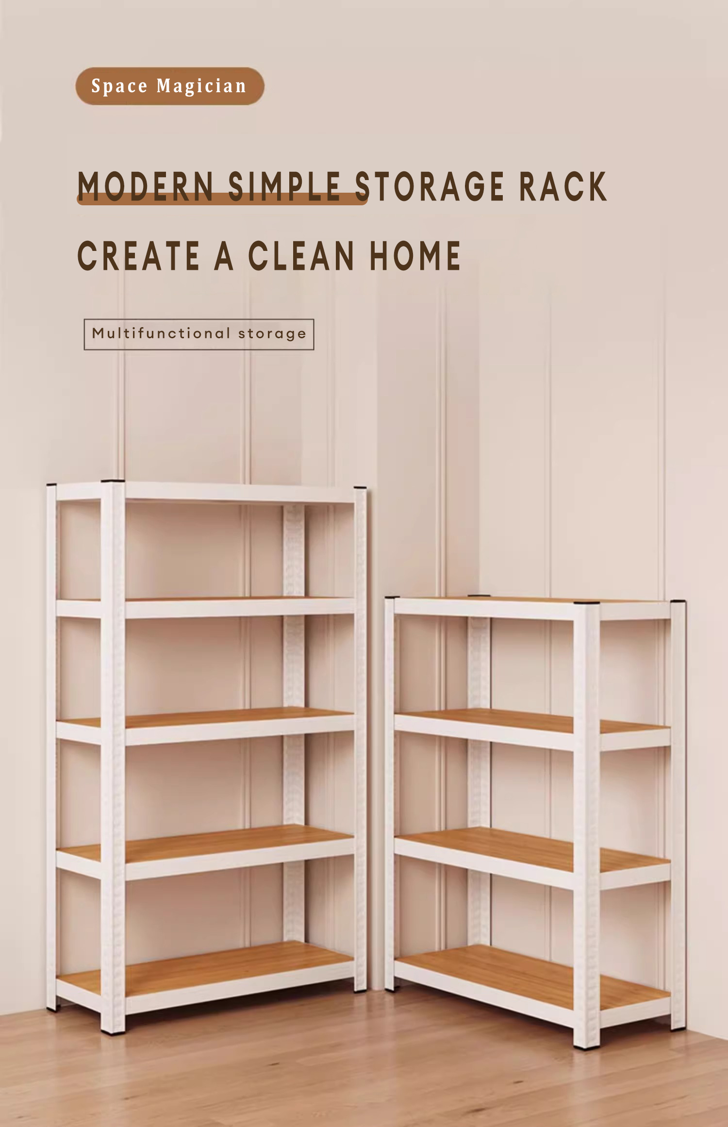 6layer Metal Rack Steel Rack Boltless Rack Goods Storage Shelf Heavy ...