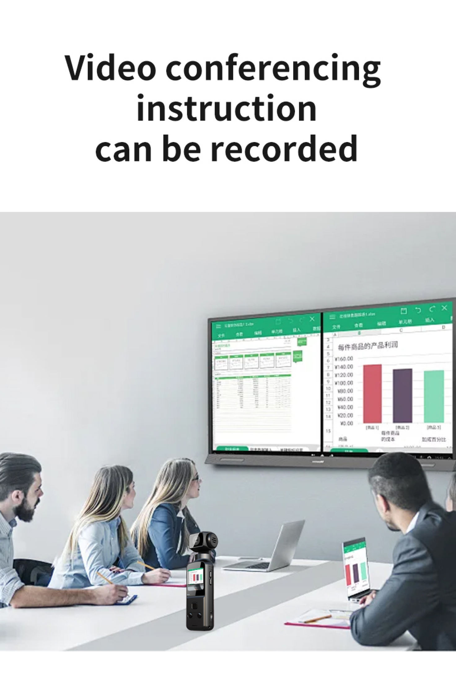 Alston K1 4K HD Pocket Action Camera 1.33 inch Anti shake of the body ...