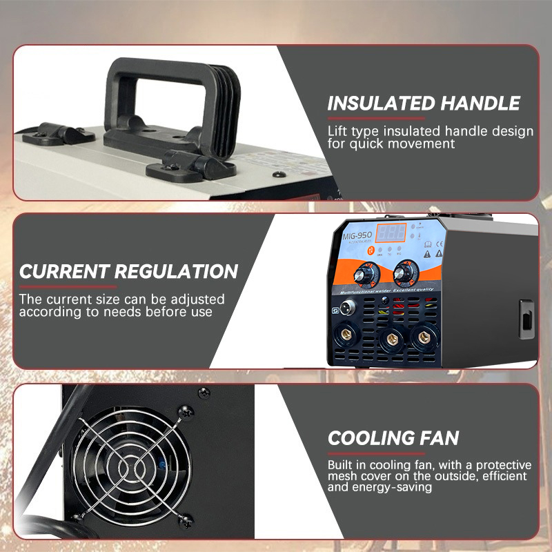 Portable Welding Machine MIG-950 IGBT Inverter Welder MIG&MMA&TIG 3IN1 ...