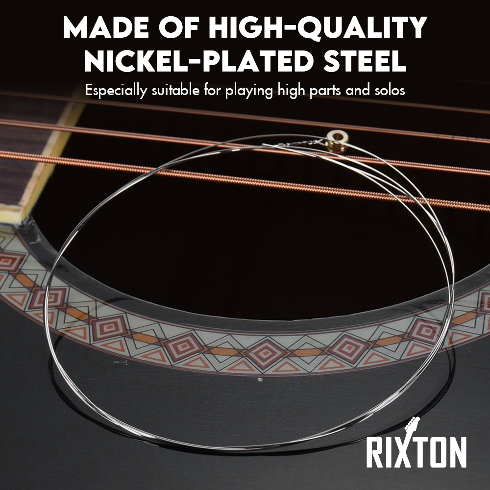 RIXTON Guitar Strings 6Pcs/Set Acoustic Guitar String Set Phosphor ...