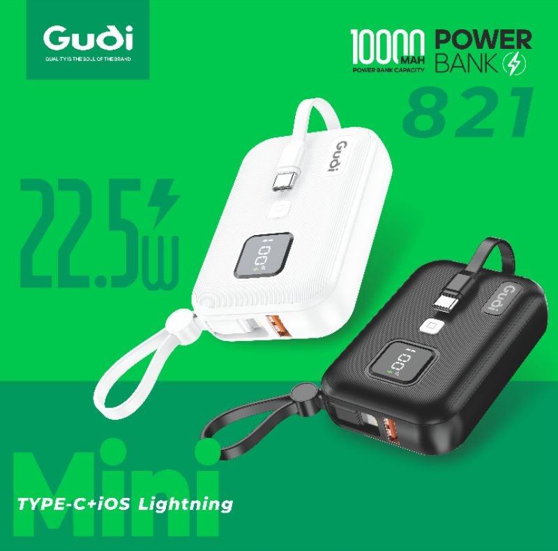 Original Gudi 22.5W Fast Charging 10000mAh Powerbank | Shopee Philippines